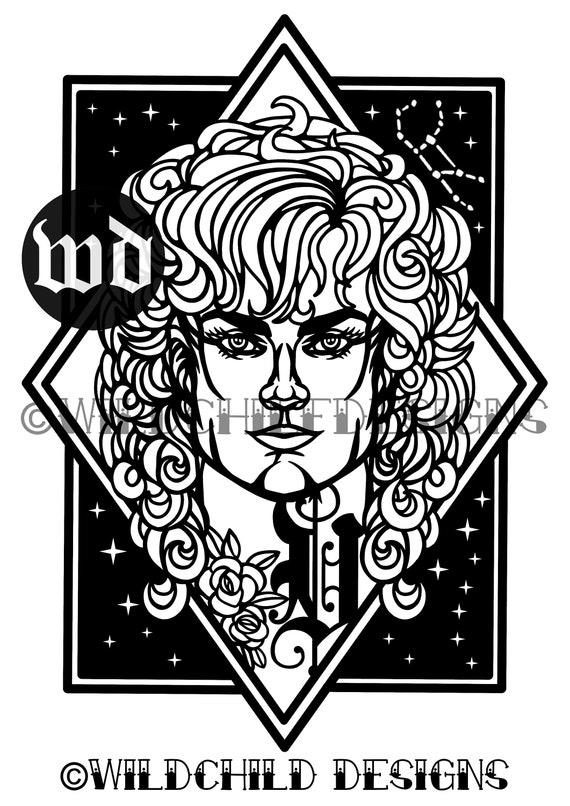 Male Virgo Art