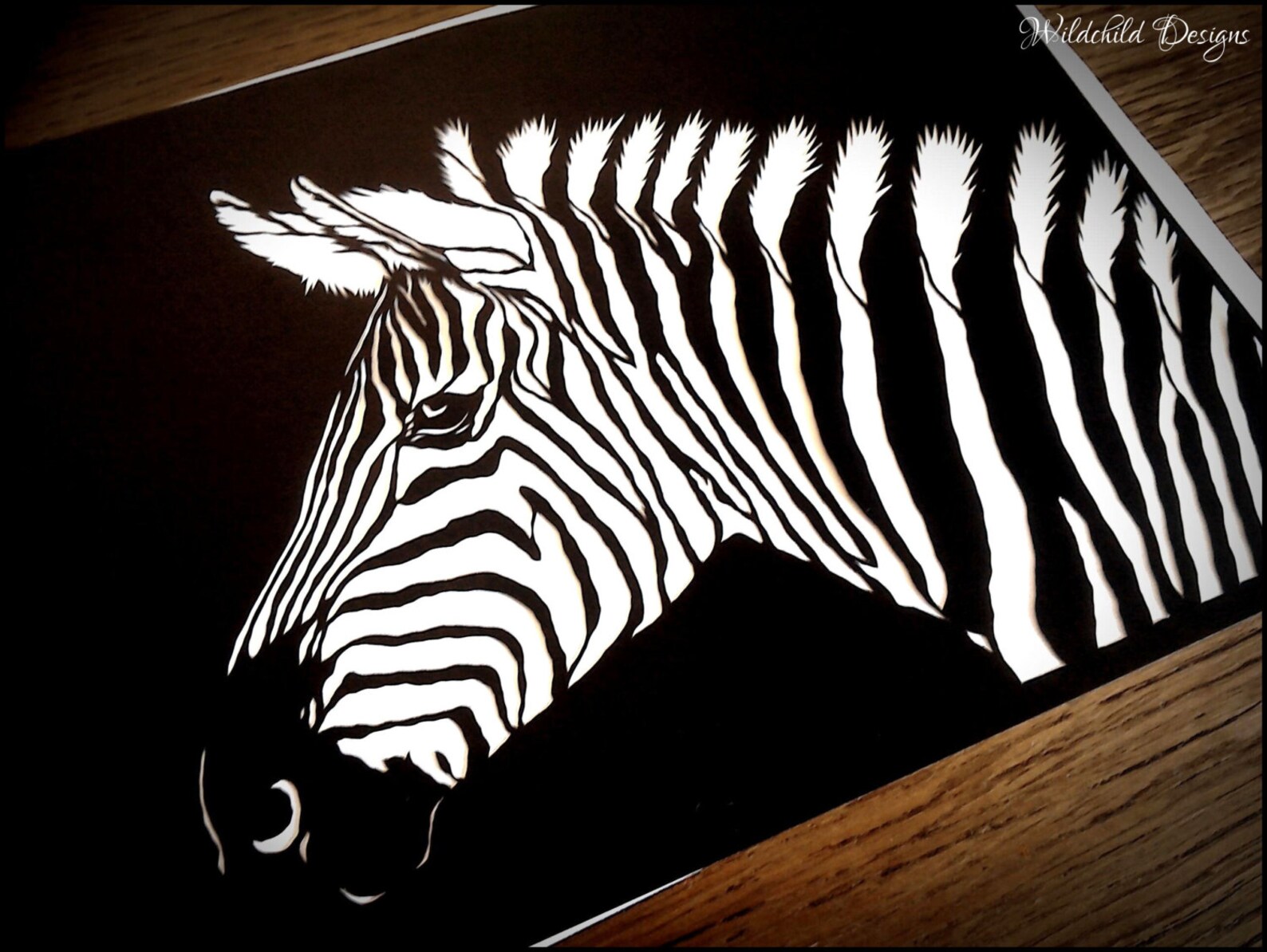 Zebra Paper Cutting Template, Personal Use, Vinyl Template, SVG, JPEG ...