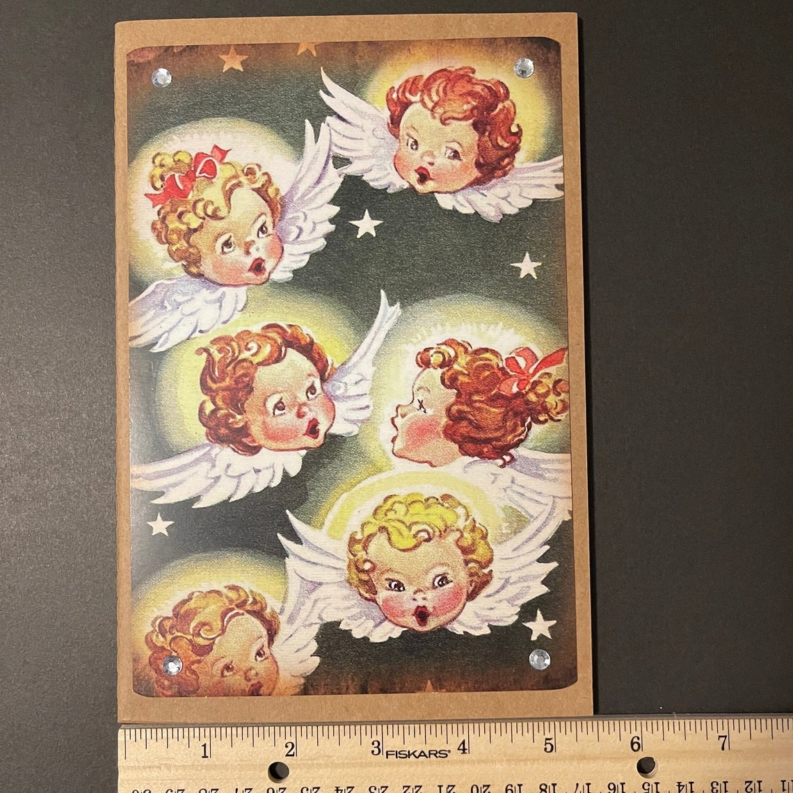 Vintage Singing Angels Journal - Kraft Paper Notebook, 60 Pages - Etsy