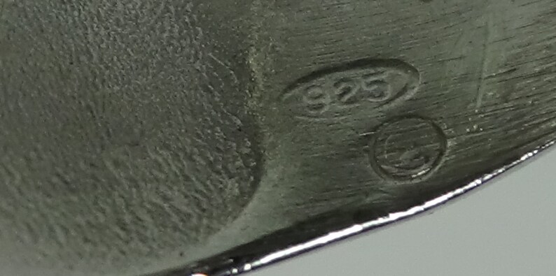 Sterling Silver Geometric Double Triangle Ring, Marked 925, Stamped ...