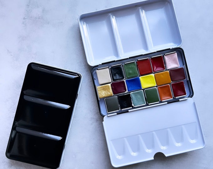 Botanical Palette Trio With the Mint Gardener Sarah Simon - Etsy