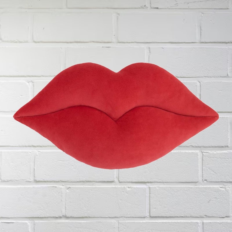 Lips Pillow - Etsy