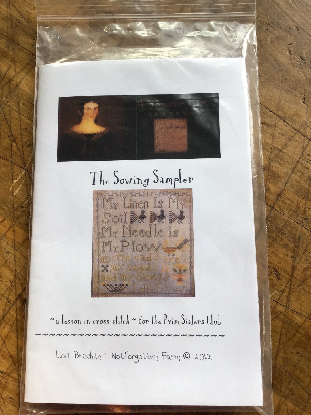 Cross Stitch Sampler Chart With Over Dyed Threads. Sewing Club Sampler ...