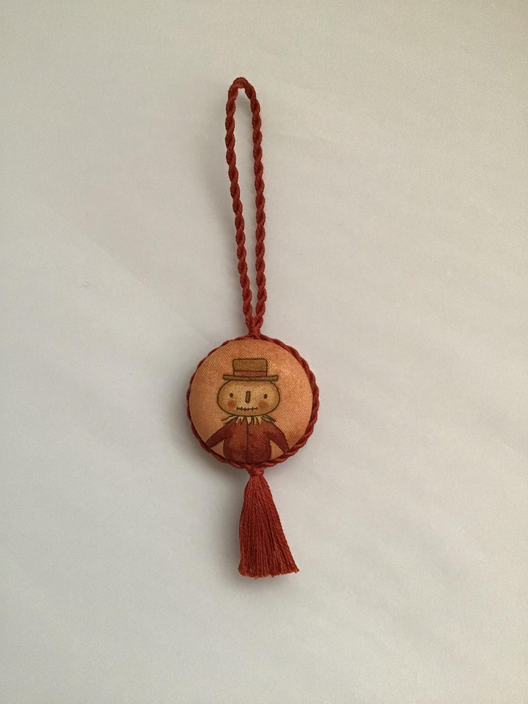 Vintage Fall Scarecrow Scissor Fob. Sewing Notions. Sewing Scissors ...
