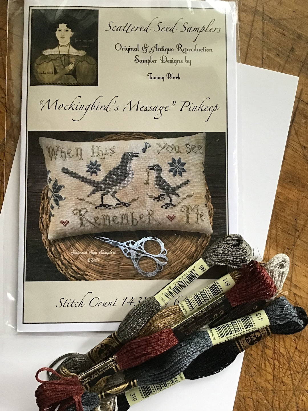 Scattered Seeds Cross Stitch Club Chart. With Threads. - Etsy