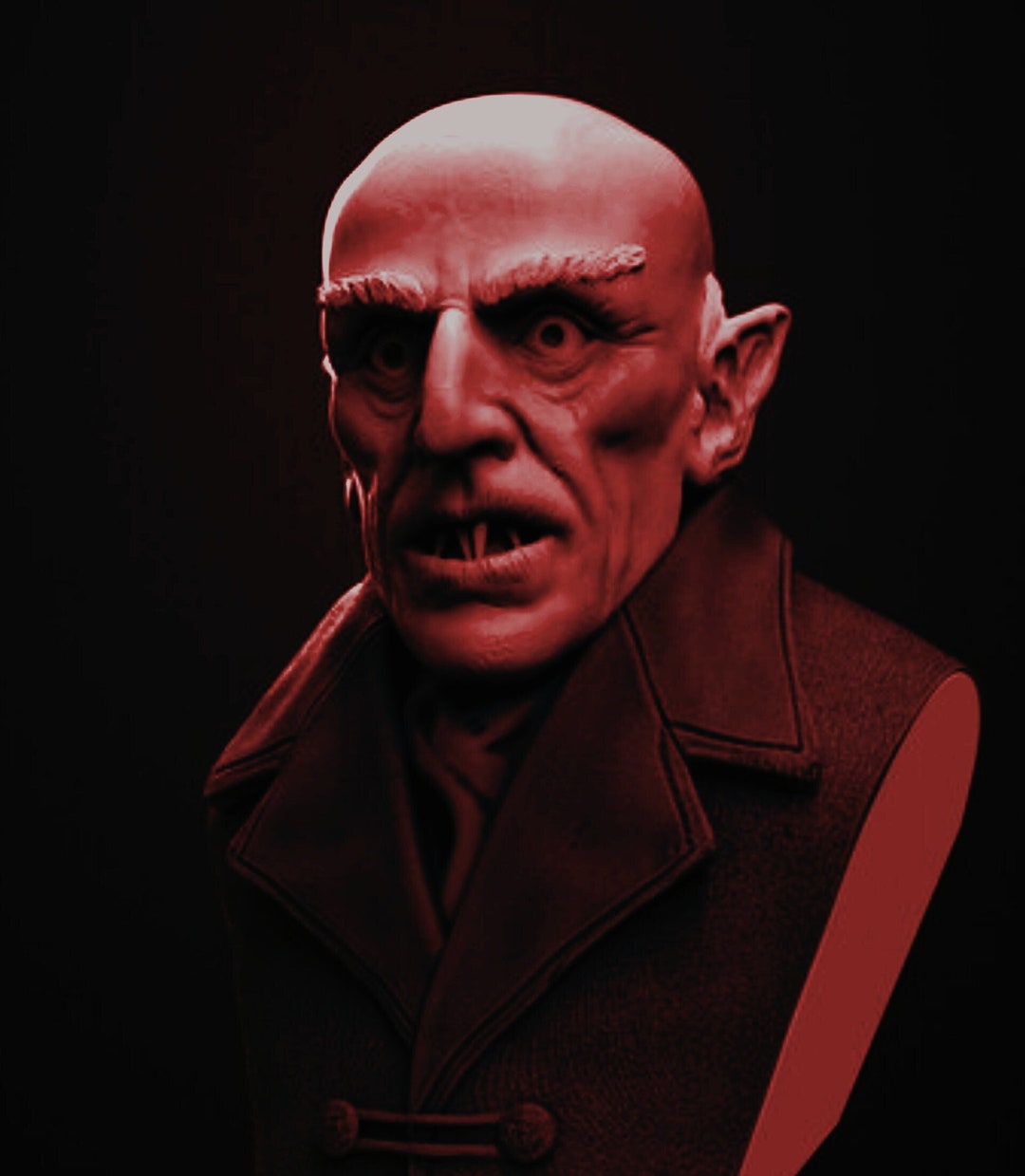 Nosferatu Vampire Pillar Candle - Etsy UK