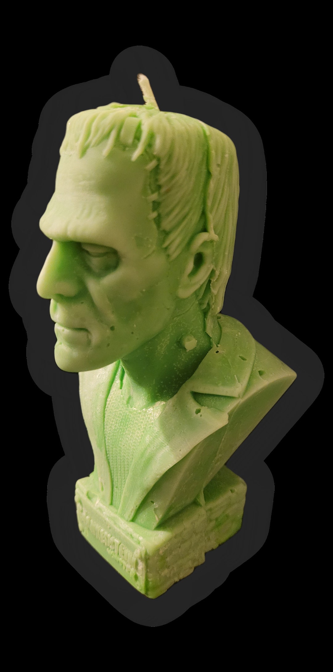 Frankenstein Boris Karloff Bust Candle 7" - Etsy