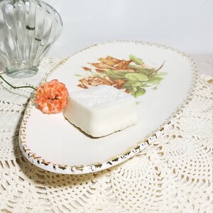 Decorative Plate Vanity Tray, 1950's Holland Mold Ceramic Tray, Rusty ...