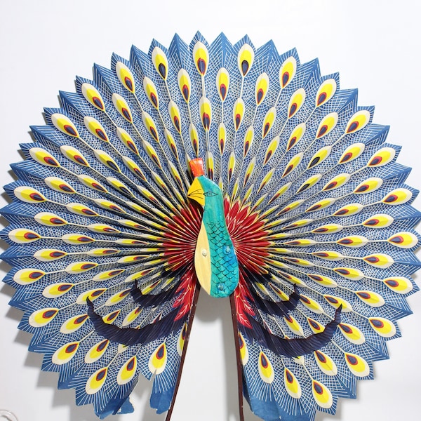 Peacock Fan - Etsy