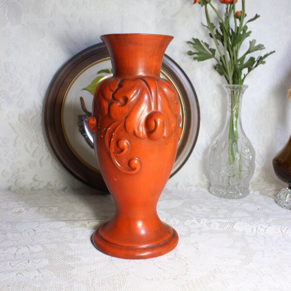 Orange Vases - Etsy