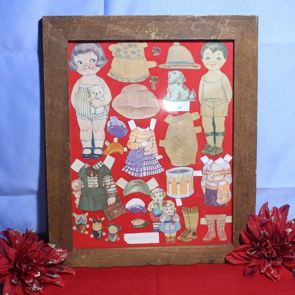 Antique Paper Doll - Etsy