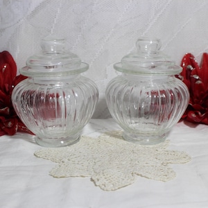 Small Glass Jars, Seal Lids Set of 2 - Etsy