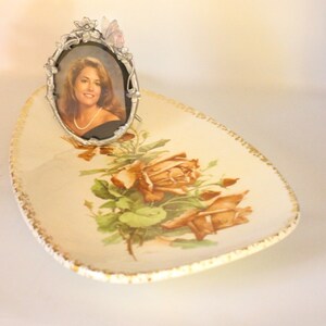 Decorative Plate Vanity Tray, 1950's Holland Mold Ceramic Tray, Rusty ...