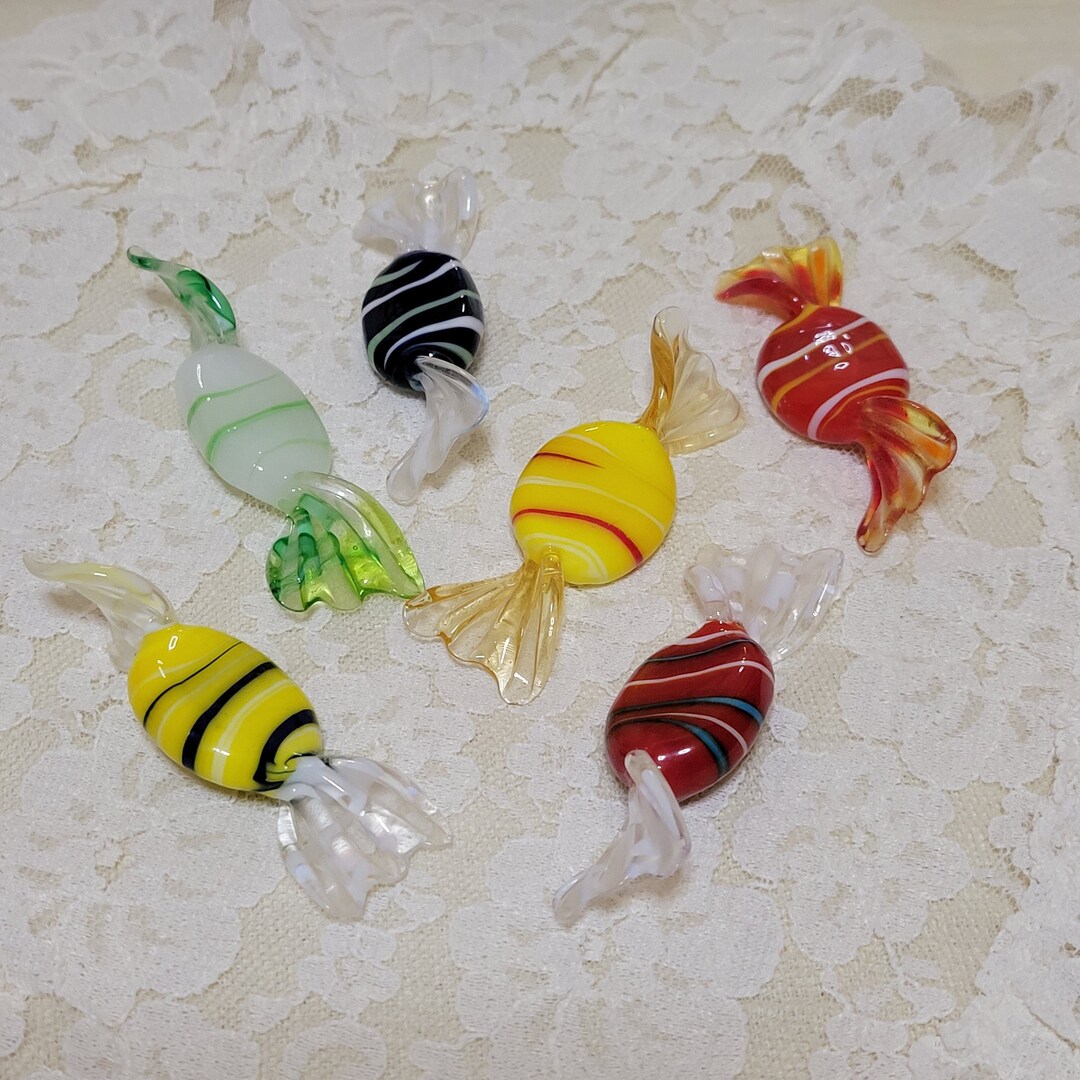 Vintage Blown Glass Candy Ornaments, Glass Bombons Decor - Etsy
