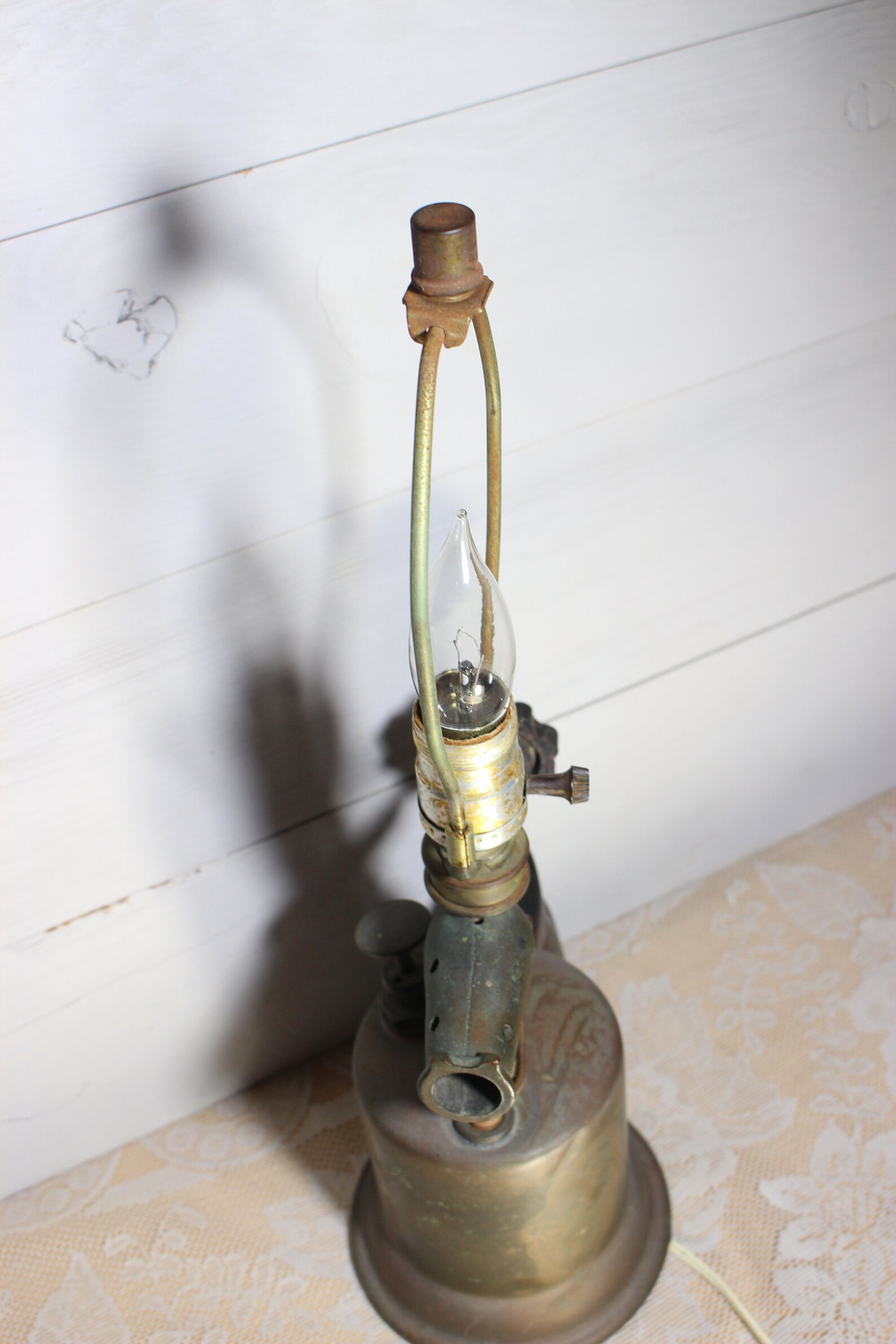 Vintage Sears Dunlap Craftsman Brass Blow Torch Electric Table | Etsy