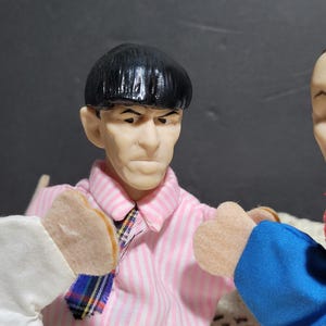 Vintage 1991 Three Stooges Finger Puppets Set of 3 - Larry, Moe & Curly ...