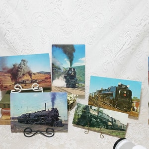 Vintage Steam Locomotive Postcards, Canadian Train Photos, National ...