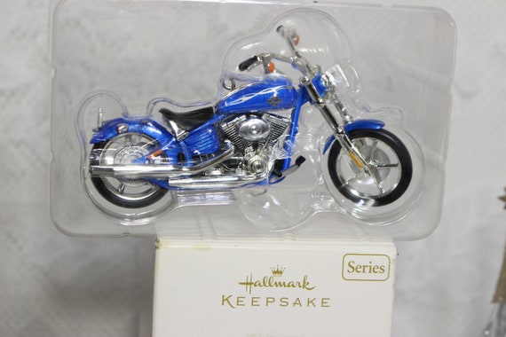 Harley Davidson Motorcycle 2 Neckties and Hallmark Ch… - Gem