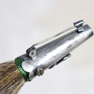 Vintage German Hunter Hat Brooch Pin, Silver Plated Hunting Brooch ...