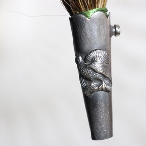 Vintage German Hunter Hat Brooch Pin, Silver Plated Hunting Brooch ...