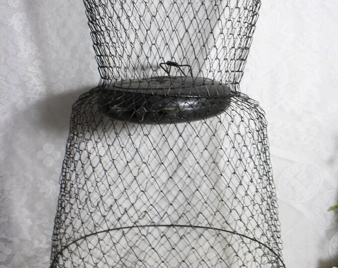 Vintage Wire Collapsing Floating Trap, Eagle Claw Fishing Mesh Trap ...