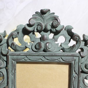 Small Square Easel Picture Frame, French Style Art Frame, Desk Photo ...