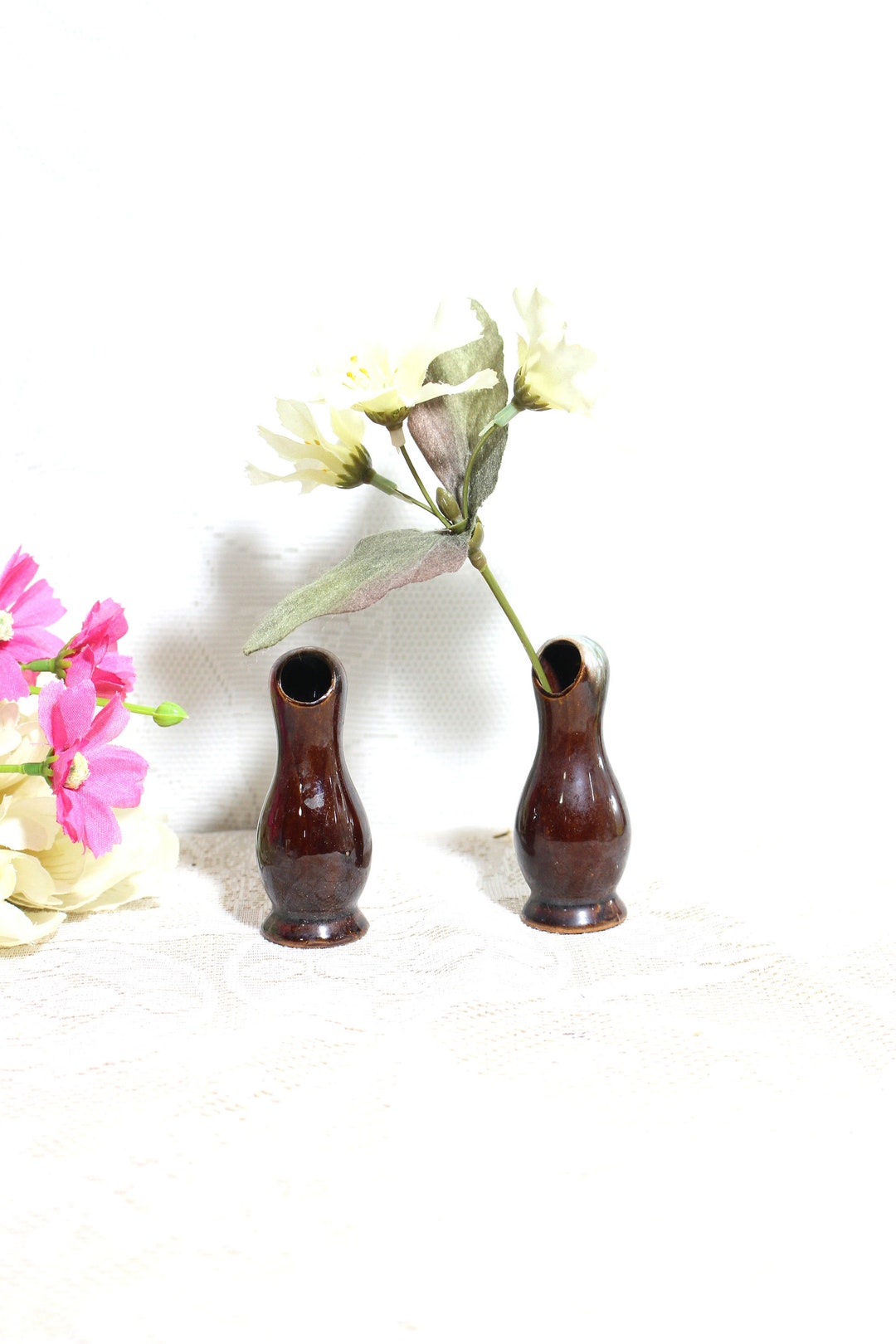 Miniature Red Clay Bud Vases - Etsy