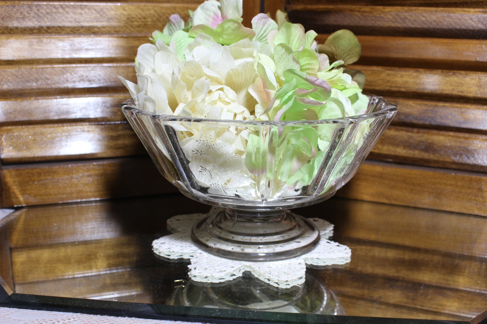 Vintage Glass Compote Dish Pedestal Candy Dish Fruit Bowl - Etsy