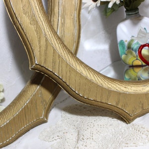 Vintage Victorian Wood Frames, Distressed Oval Picture or Art Frames ...