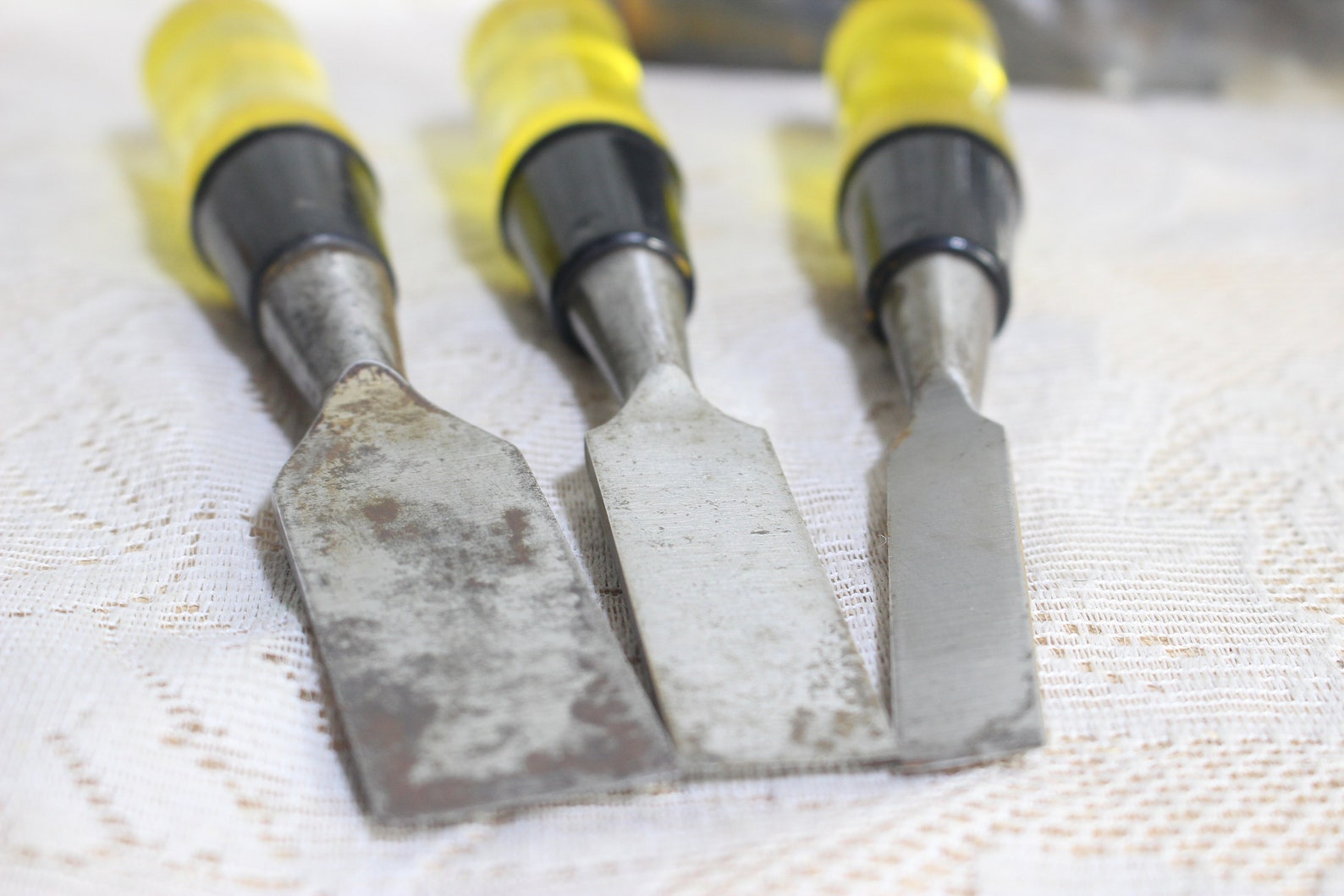 Vintage Sears Wood Chisel Set of 3 - Etsy