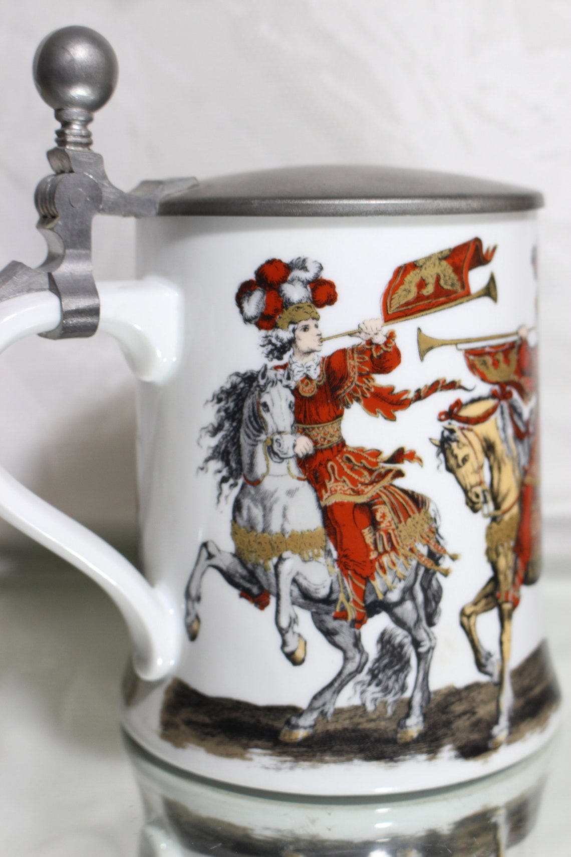 Vintage Alboth & Kaiser Porcelain and Pewter Beer Stein 1991 - Etsy