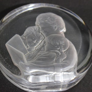 Small Glass Paperweight, Mother's Day Glass Paperweight, Mother With ...