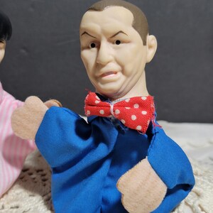 Vintage 1991 Three Stooges Finger Puppets Set of 3 - Larry, Moe & Curly ...