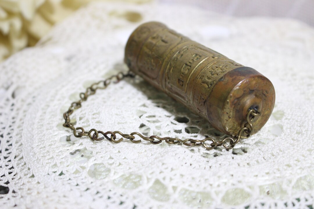 Antique 1800s Copper Tinderbox ( Tube ) - Etsy