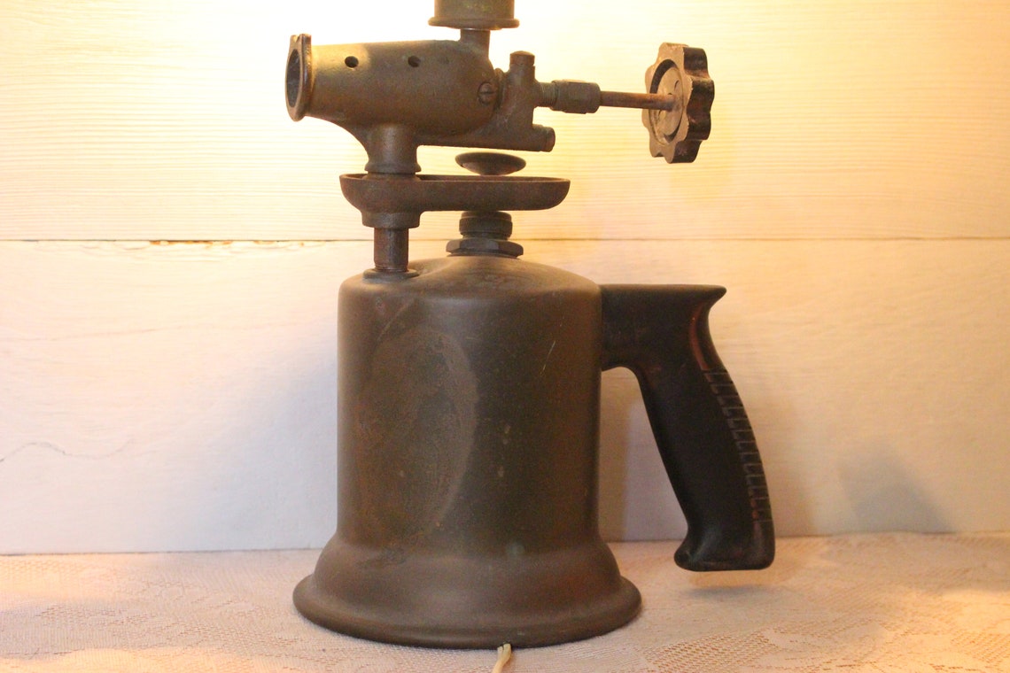 Vintage Sears Dunlap Craftsman Brass Blow Torch Electric Table | Etsy