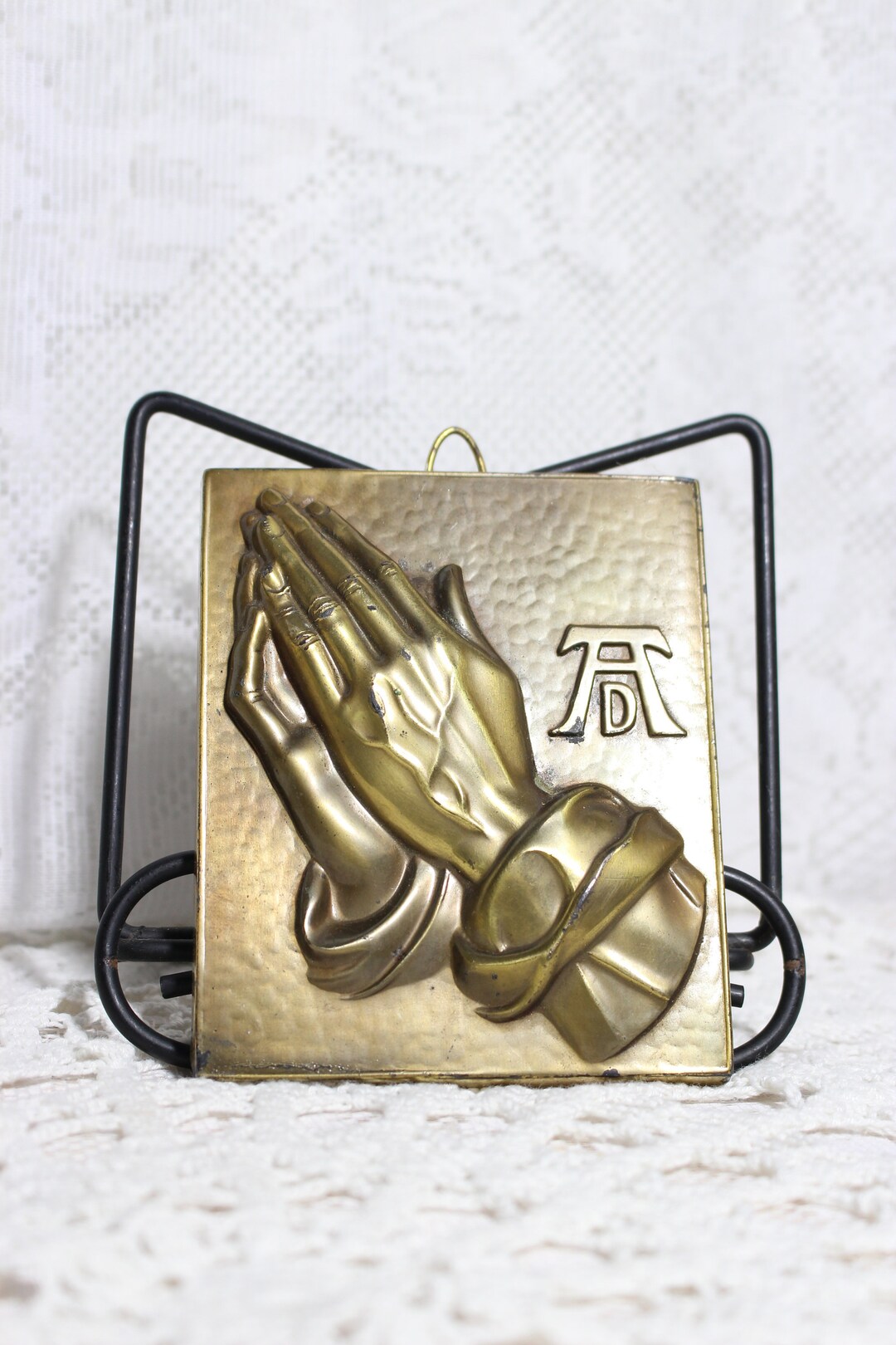 Vintage Plaquette, Albrecht Durer Praying Hands Brass Wall Plaque ...
