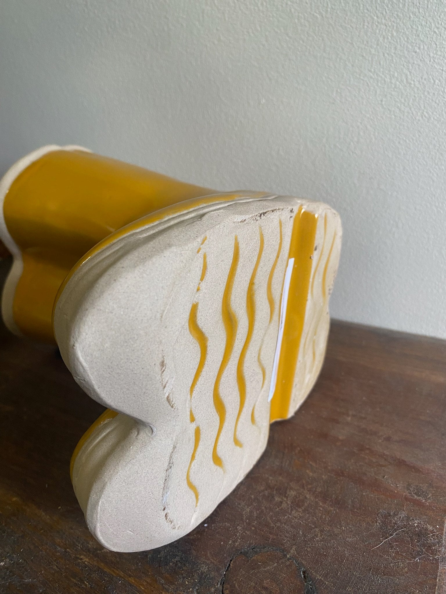 Yellow Rain Boot Vase and Planter, Housewarming Gifts, Grandmillennial ...