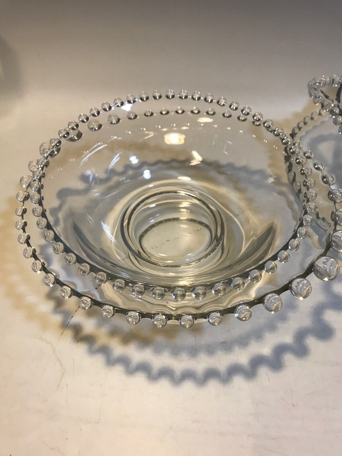 Vintage Imperial Glass Candlewick 5pc. Serving Set 4 Bowls 1 Serving ...