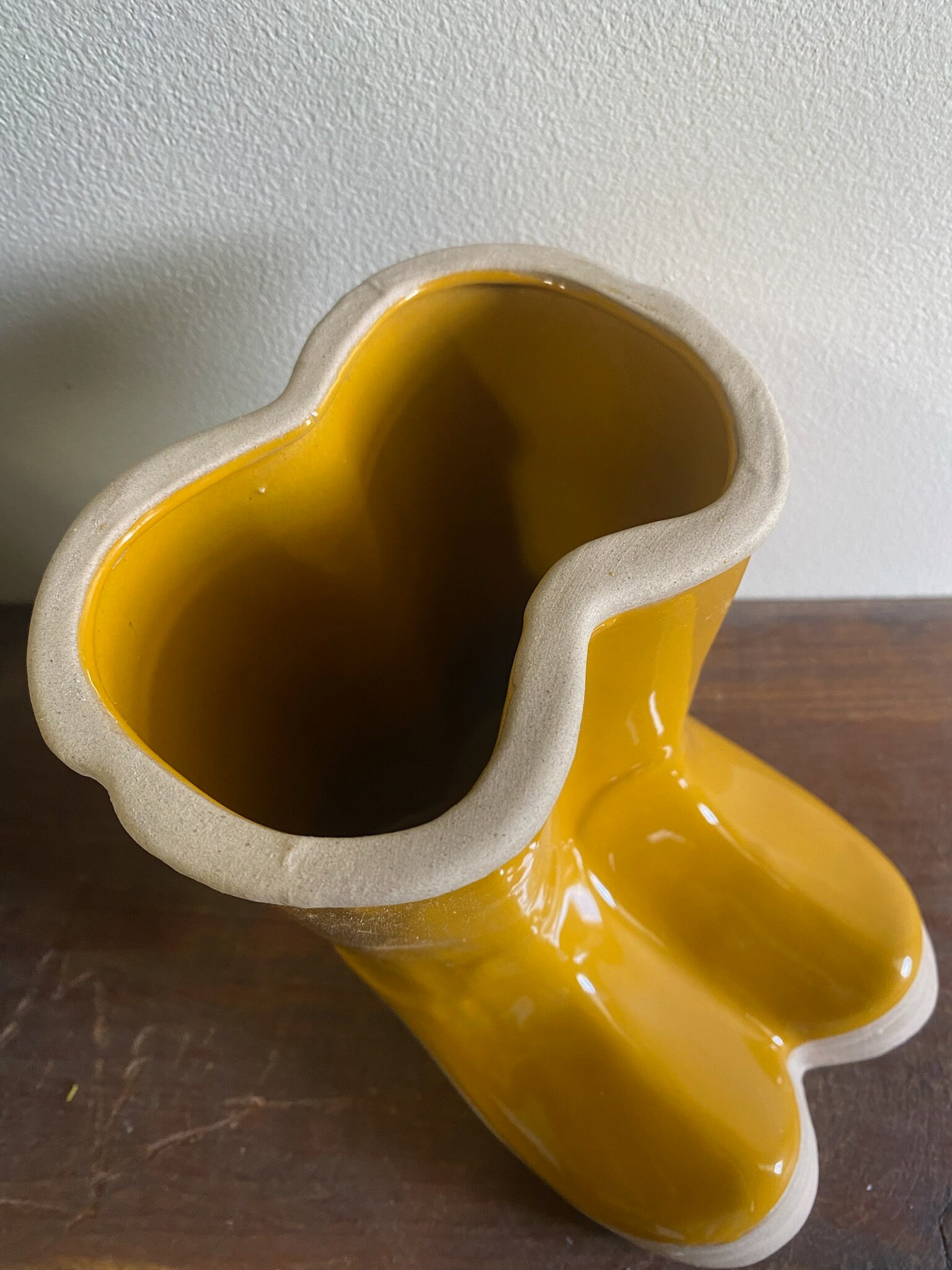 Yellow Rain Boot Vase and Planter, Housewarming Gifts, Grandmillennial ...