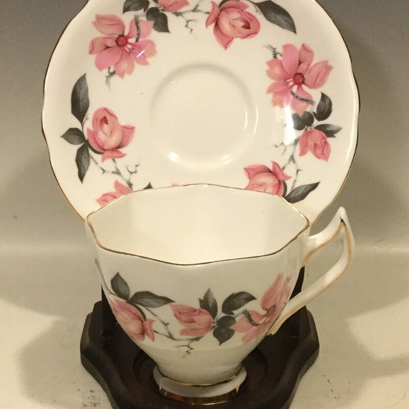Pink Flower Tea Cup - Etsy