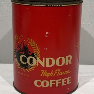 Condor Coffee Tin Litho Label the Great Atlantic & Pacific Tea Co. New ...