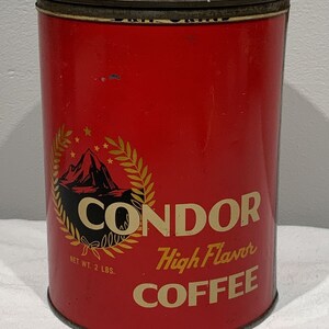 Condor Coffee Tin Litho Label the Great Atlantic & Pacific Tea Co. New ...