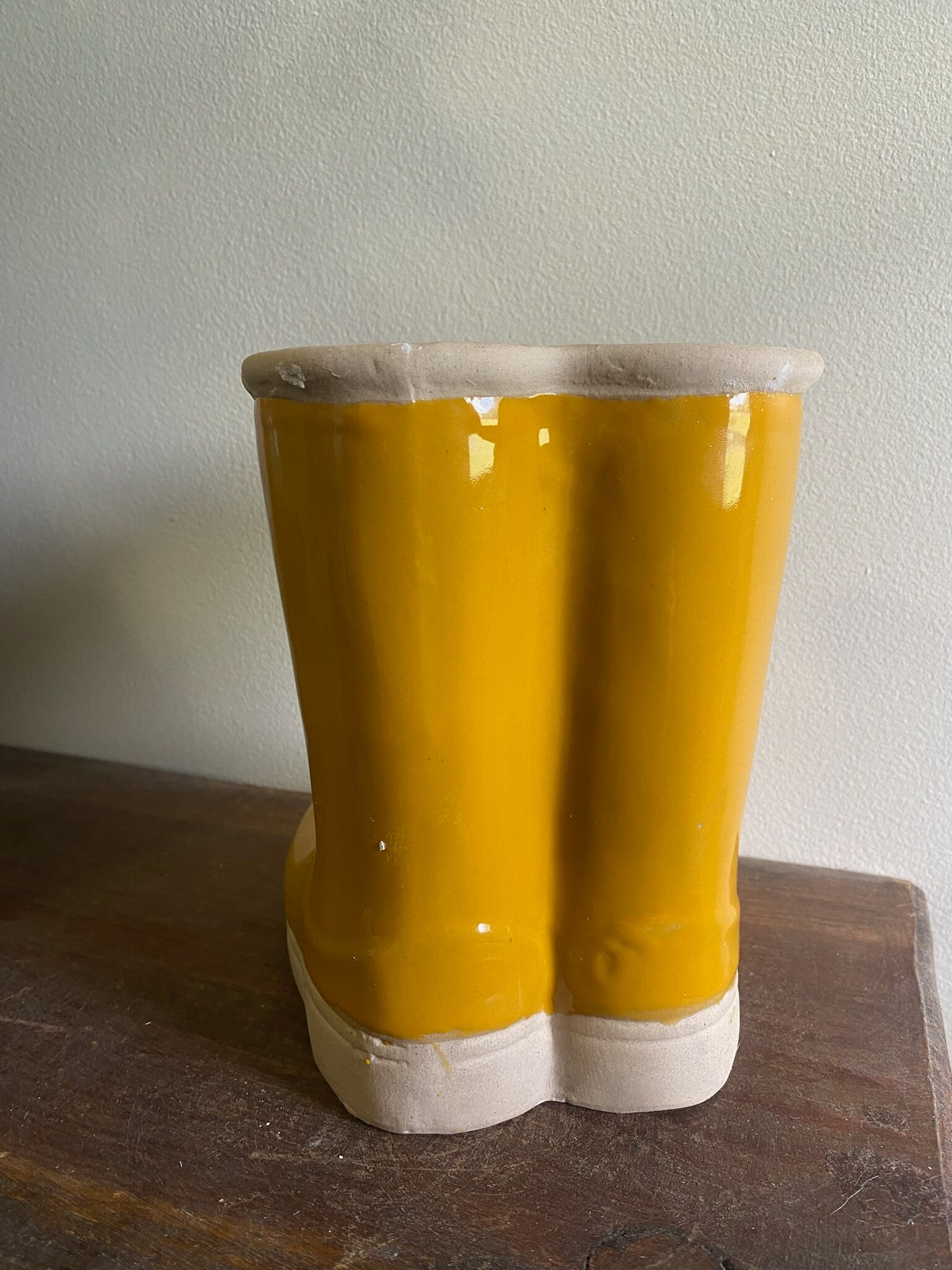 Yellow Rain Boot Vase and Planter, Housewarming Gifts, Grandmillennial ...