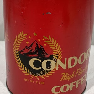 Condor Coffee Tin Litho Label the Great Atlantic & Pacific Tea Co. New ...