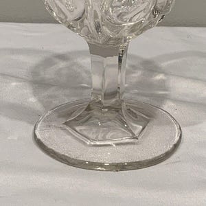 6 Bryce Walker & Co. Filley Texas Bull's Eye Water Wine Goblets EAPG ...