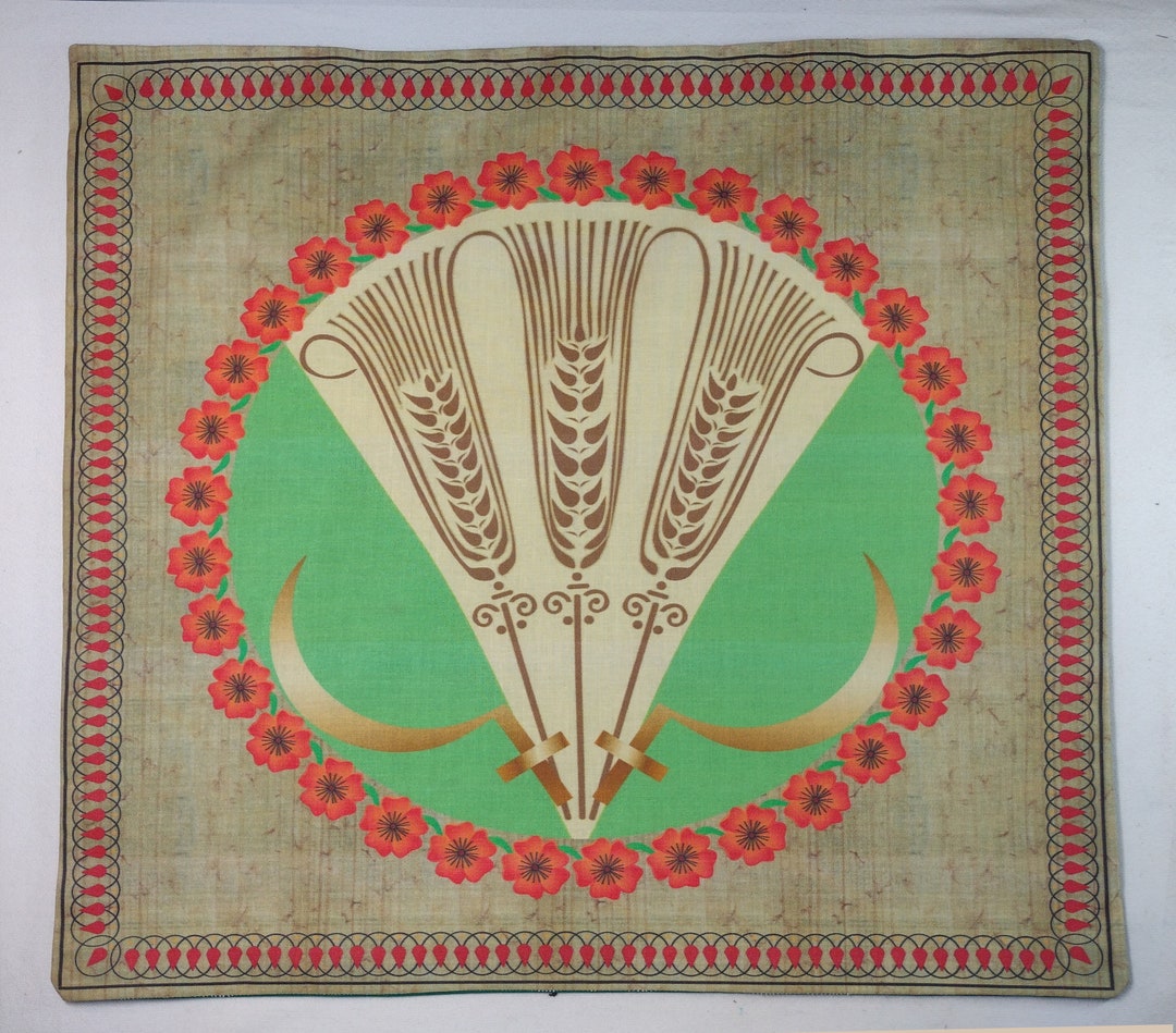 Altar Cloth or Tarot Mat - Symbols of Demeter (ceres) Altar Cloth - for ...