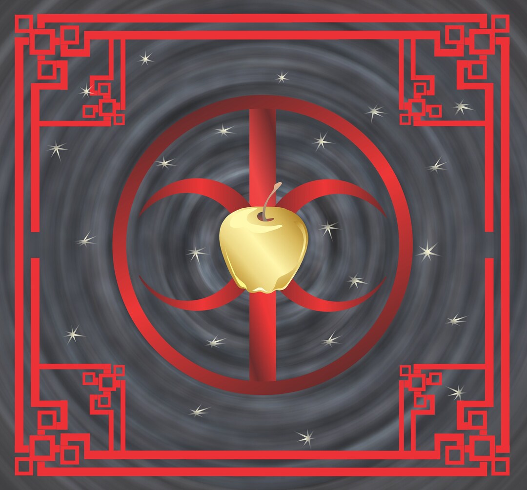 Eris or Discordia's Symbols Pagan or Wiccan Altar Cloth or Tarot Mat ...
