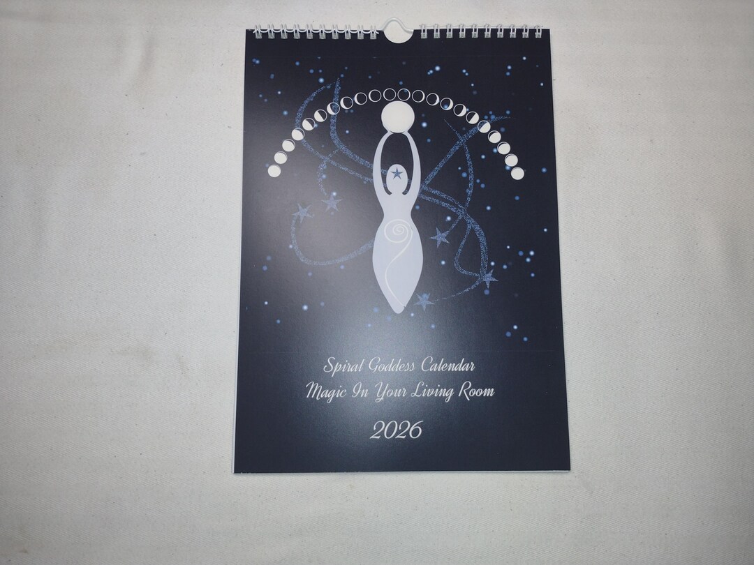 2026 Spiral Goddess Calendar Calendar - Witch Altar, Witch Sabbat ...