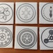 Laser Etched Altar Tiles Wiccan and Pagan Symbols on Ceramic Tile ...