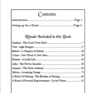 Book of Simple Rituals - Print Version - 100-page Book of Ready-to-use ...